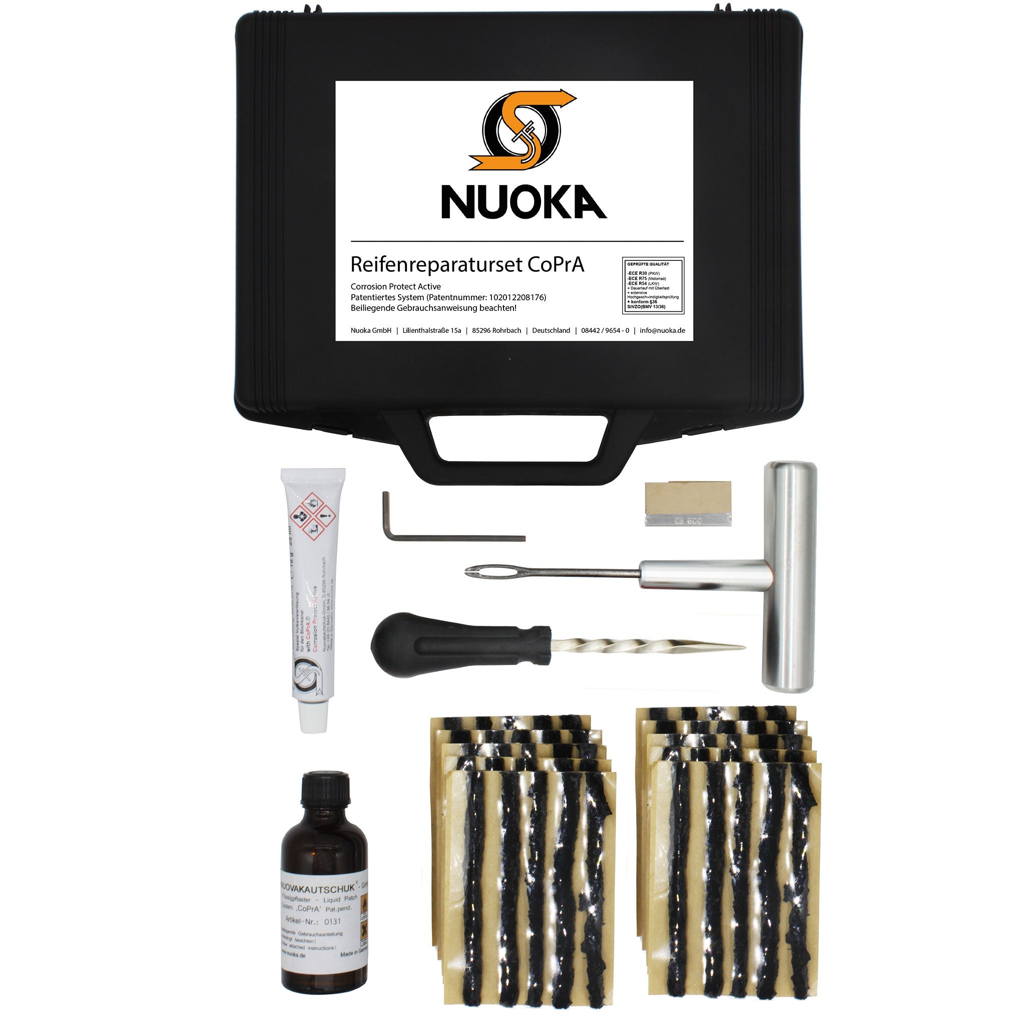 CoPrA tire repair set up to 6mm for tubeless tires — Nuoka